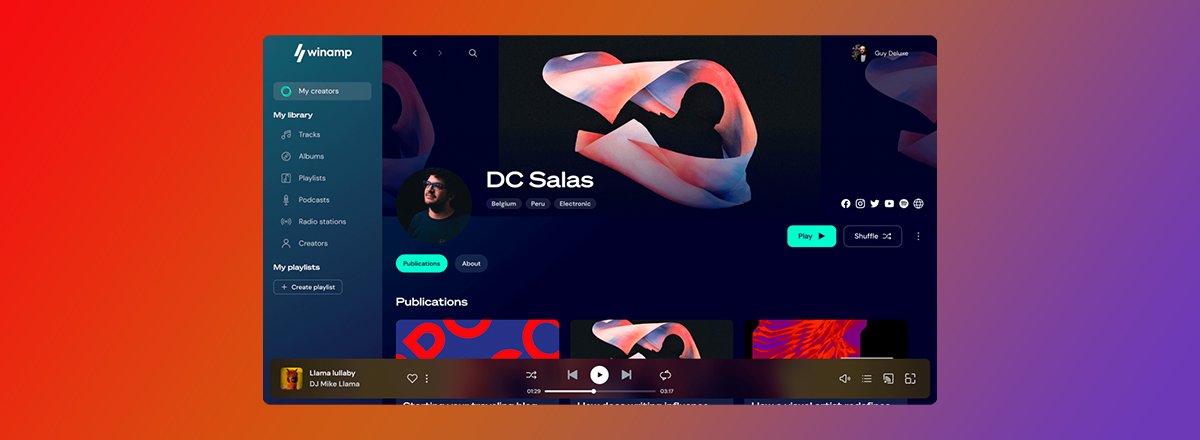 Winamp Is Now Also a Streaming Service